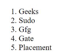 HTML Tag GeeksforGeeks