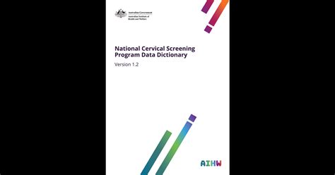National Cervical Screening Program Data Dictionary Version 12
