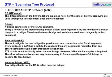 Overview Of Spanning Tree Protocol Stp And Rstp Pdf