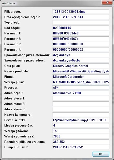 Bluescreenview Systemy Operacyjne I Sieci Komputerowe