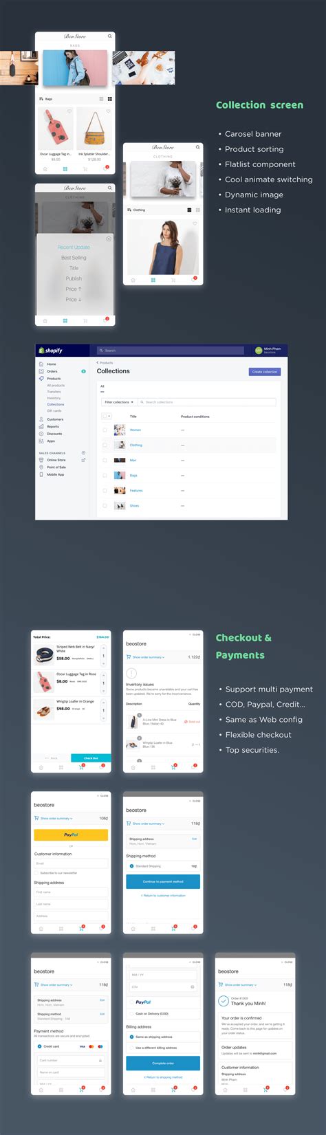 Mstore Shopify Complete React Native Template For E Commerce Code Market