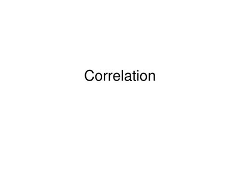 PPT Correlation PowerPoint Presentation Free Download ID 6645942