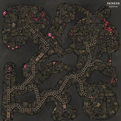 Mines Battlemap Angela Maps Free Static And Animated Battle Maps