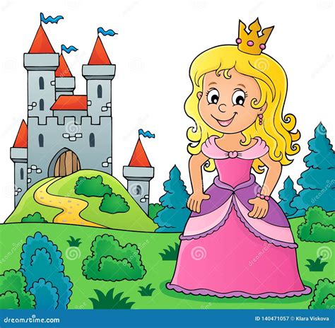 Princess Topic Image 4 Stock Vector Illustration Of Gown 140471057