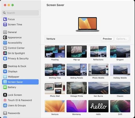 如何在 Mac 上更改和自定义屏幕保护程序