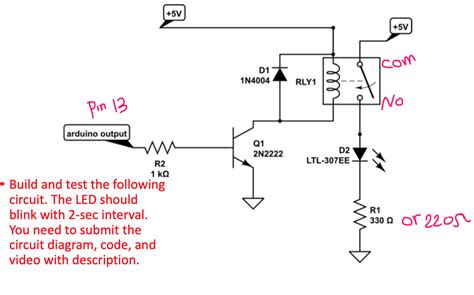 Solved Build And Test The Following Circuit On An Arduino Chegg
