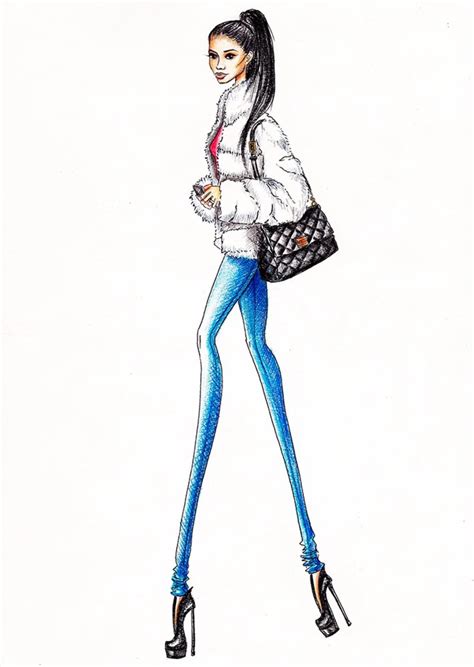 Рисунки для срисовки девушки в полный рост