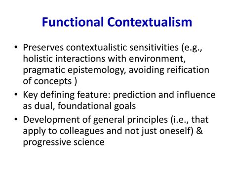Ppt Keepin It Real Contextualism Psychological Science And The