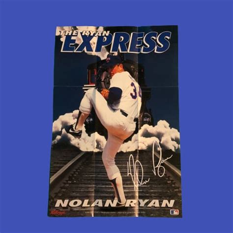 Very Rare 1993 Nolan Ryan Kelloggs Cereal Poster Sold By Oliy Cebuano Uruguay 35 Off Sku
