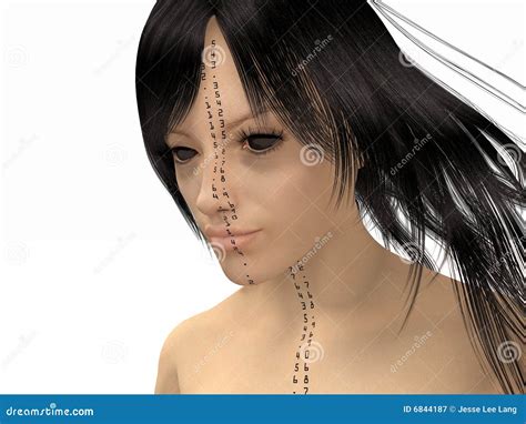 Female Android Stock Illustration Illustration Of Dangerous 6844187