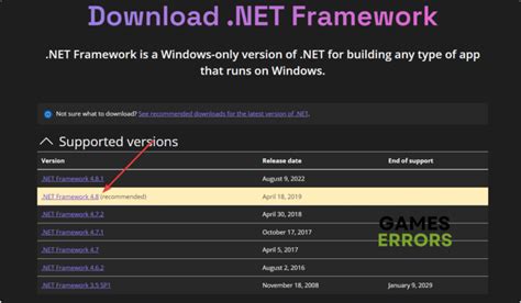 How To Update Net Framework To Solve Gaming Issues