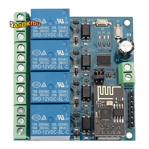 12v Esp8266 Four Ways Wifi Relay Iot Smart Home Cepphone App Remote Control Switch Shopee Polska