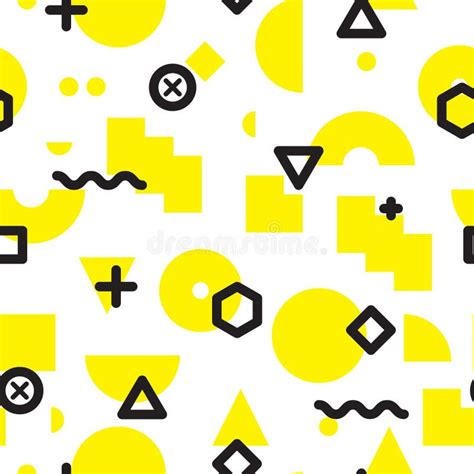 Geometric Seamless Pattern Stock Vector Illustration Of Perforation 89867846