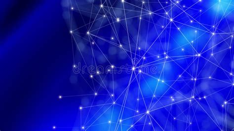 Bright And Creative A Visual Design Of Connected Lines Abstract Background Connections Stock