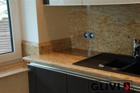 Столешница Русе из гранита Гранитная столешница от Гливи Кухня из камня Кухонные столешницы