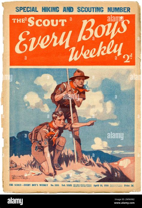 Front Cover Of The Scout Magazine The Only Weekly Official Organ Of