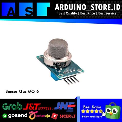 Jual Module Mq 6 Sensor Gas Butane And Propane Lpg For Arduino Kota Depok Arduino Store Id