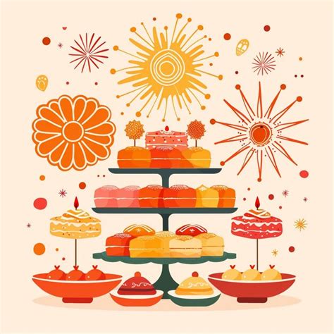 Myanmar Thadingyut Festival Vectors Premium Ai Generated Image