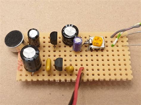 electret mic preamp circuit circuit diagram