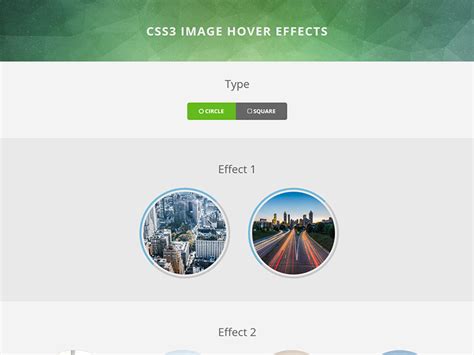 CSS Image Hover Effects By FlashBlue On Dribbble