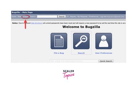 Browse Function In Bugzilla Scaler Topics
