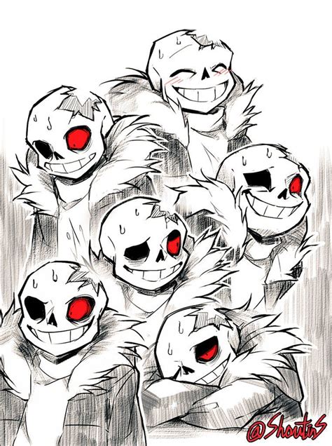 Undertale фэндомы Dusttale Underfell Undertale Au Echotale Underswap