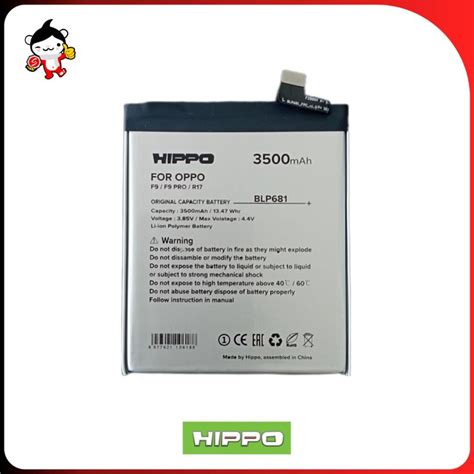 Jual Baterai Hippo Oppo F F Pro R Blp Mah Original Cell Shopee Indonesia
