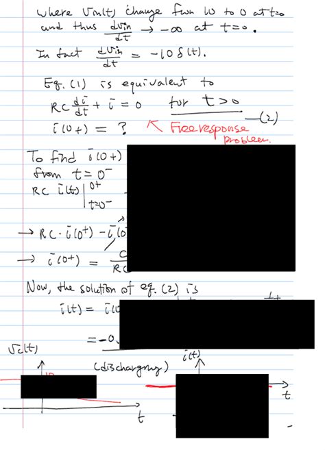 Problem Consider The RC Circuit In The Laboratory Chegg Com