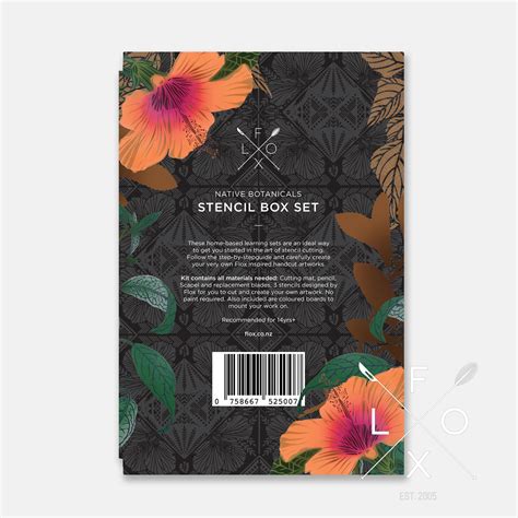 Native Botanicals Boxed Stencil Set The Cool Store Gallery