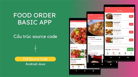 [Đồ án Tốt Nghiệp Android] Food Order Basic App Cấu Trúc Source Code And Công Nghệ Sử Dụng