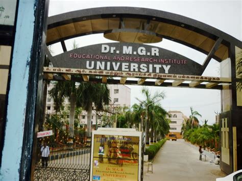 Dr Mgr Educational And Research Institute Photos Pictures For Dr