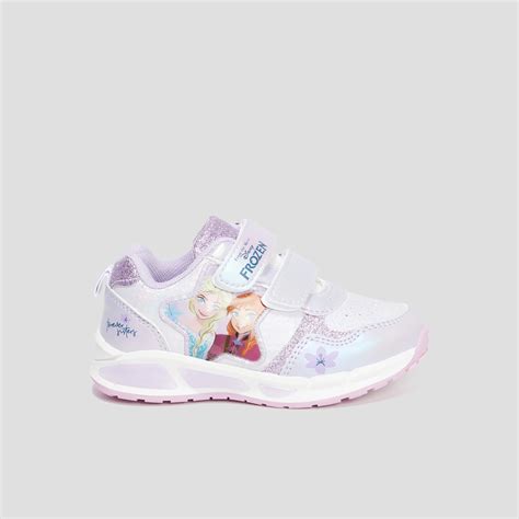 Baskets Running Lumineuses Frozen Violet Fille La Halle