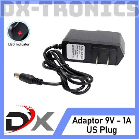 Jual Adaptor Dc 9v 1a Arduino With Led Indicator Eu Plug Jakarta