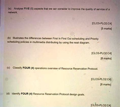 Solved A Analyze Five Aspects That We Can Consider To Improve The