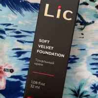Тональный крем Lic Soft velvet foundation | отзывы