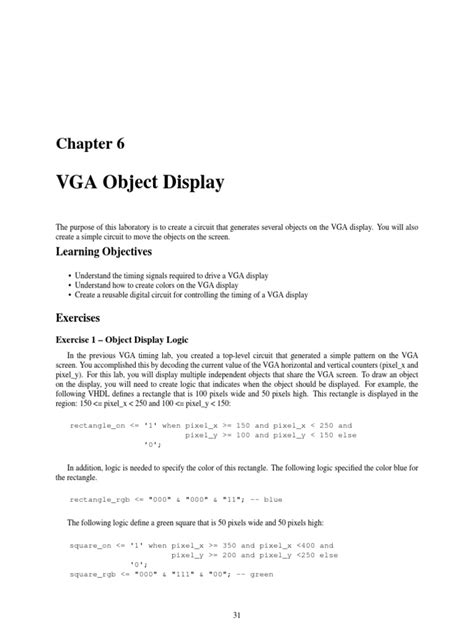 Fpga Report Pdf Vhdl Pixel