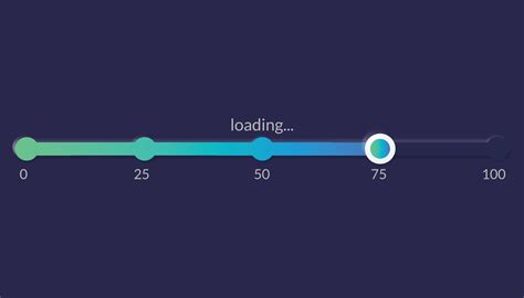 Progress Load Bar Indicator Of Status Download Graphic Icons Of Interface Neon Buttons Of