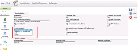 Synchronization Setting In Gumu For Sage Crm Sage 100 Sage Crm Tips Tricks And Components