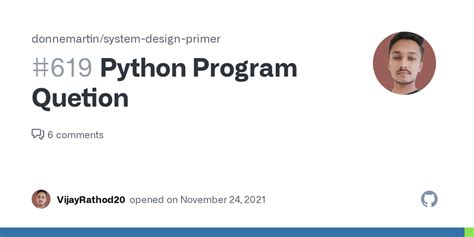python program quetion · issue 619 · donnemartin system design primer
