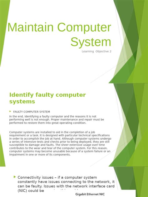 Maintain Computer System Pdf