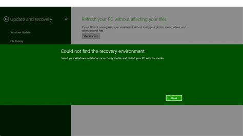 Solved Windows 8 1 Recovery Could Not Find Recovery Environment Windows 8 Help Forums
