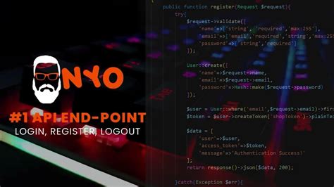 1 Tutorial Membuat Laravel Sanctum Login Register Logout Youtube
