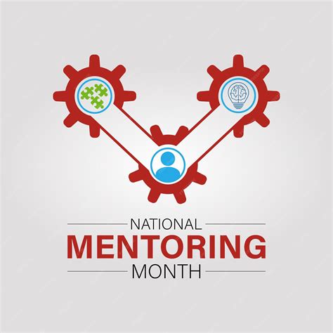 Premium Vector National Mentoring Month Vector Template Empowering