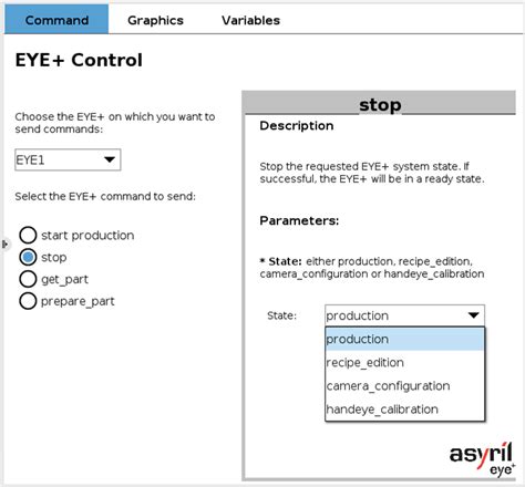 Urcap Commands — Eye Universal Robots Plugin 101 Documentation