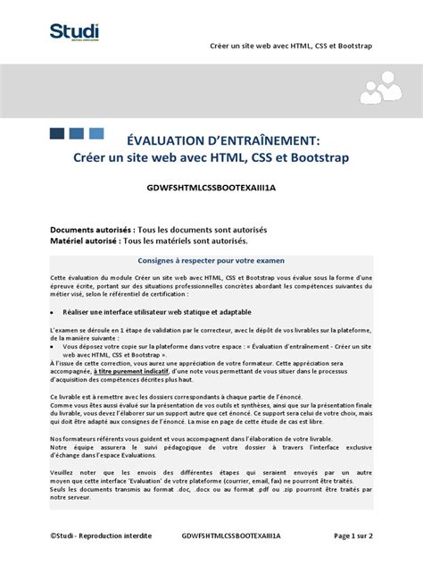 Evaluation 2 Gdwfshtmlcssbootexaiii1acss Bootstrap Pdf