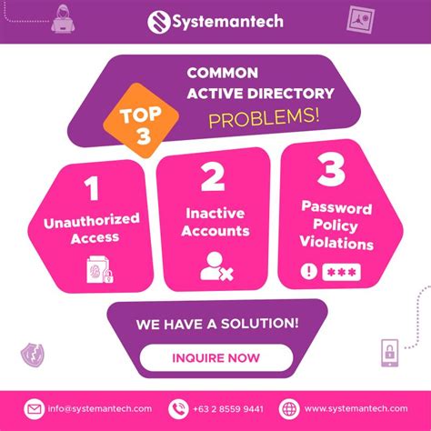 systemantech inc on linkedin top 3 common active directory problems