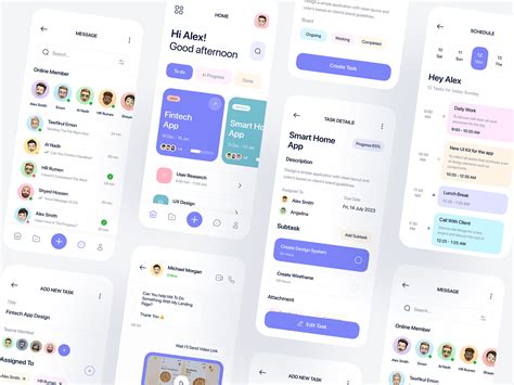 task flow ui kit on ui8 by emon🌟 for onixlab on dribbble