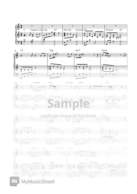 최덕신 여호와 우리 주여 시편 8편 C Key Sheets By 생명의건반