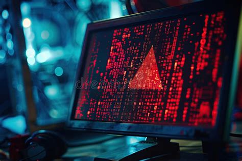 Computer Screen Pop Up Warning Of A Virus Or Hacker Attack Generative