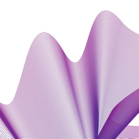 Gradient Wave Line 21462645 Png
